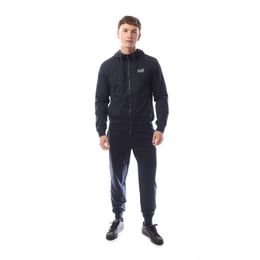 EA7 Emporio Armani Herren Emporio Armani EA7 Core Identity Vollzip Trainingsanzug in Marineblau