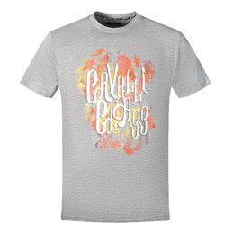 Cavalli Class K&uuml;hnes Logo Graues T-Shirt