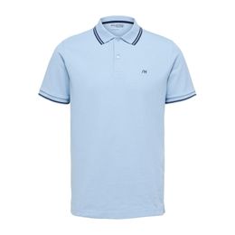 Ausgew&auml;hltes Poloshirt f&uuml;r Herren. Das Polo ist aus 100% Baumwolle und hat eine normale Passform. Marke: SelectedModellname: Dante Sport PoloKategorie: Herren-PoloMaterialien: BaumwolleFarbe: hellblau