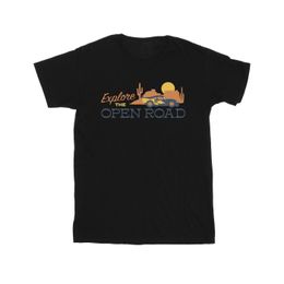 Disney - "Cars Explore The Open Road" T-Shirt f&uuml;r Herren (Schwarz)