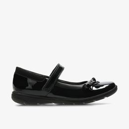 Clarks Venture Star Schwarze Pat Lea Schuhe