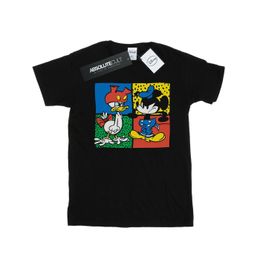 Disney - "Mickey Mouse Donald Clothes Swap" T-Shirt f&uuml;r Herren (Schwarz)