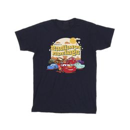 Disney Cars Radiator Springs Group T-Shirt f&uuml;r Herren (Marineblau)