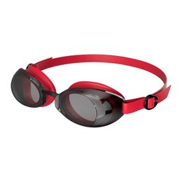 Speedo - "Jet 2.0" Schwimmbrille f&uuml;r Herren/Damen Unisex (Rot/Rauch-Grau)