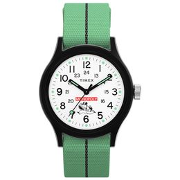Timex X Monopoly Gr&uuml;n Herren Armbanduhr TW2Y47100