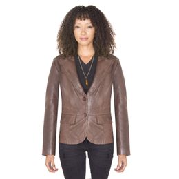 Damen-Lederblazer-Seregno