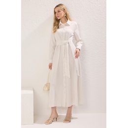 Langes, gerades Damen-Hijab-Kleid f&uuml;r Freizeit und Alltag
