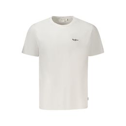 Pepe Jeans Bianco Baumwolle Herren T-Shirt