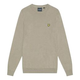 Lyle & Scott Lyle & Scott Rundhalspullover in Sage Uniform in Braun