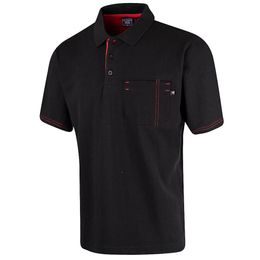 Lee Cooper - Poloshirt f&uuml;r Herren (Schwarz)