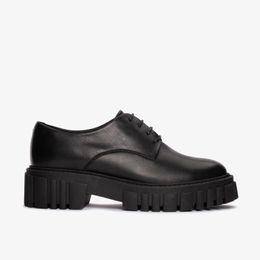 Clarks Page Walk schwarze Lederschuhe