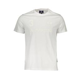 La Martina Bianco Baumwoll-Herren-T-Shirt