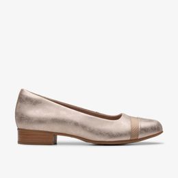 Clarks Juliet Monte Taupe Metallic Schuhe