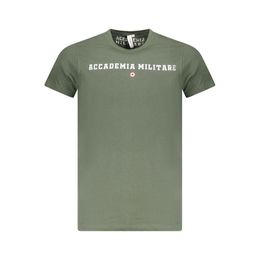 Accademia Militare Verde Baumwoll-Herren T-Shirt