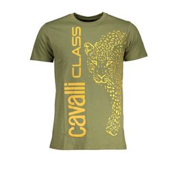 Cavalli Class Leopard T-Shirt mit kurzen &Auml;rmeln und Rundhalsausschnitt