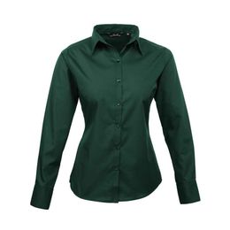 Premier - Hemd f&uuml;r Damen Lang&auml;rmlig (Flaschengr&uuml;n)