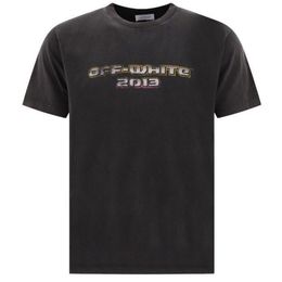 Off-White Bacchus Slim Schwarzes T-Shirt