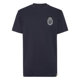 Besticktes T-Shirt mit Rundhalsausschnitt Wappen