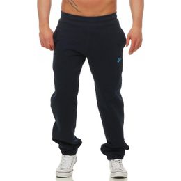 Nike Foundation Herren-Jogginghose mit B&uuml;ndchen in Navy