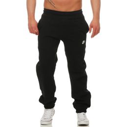 Nike Foundation Herren Jogginghose mit B&uuml;ndchen in Schwarz