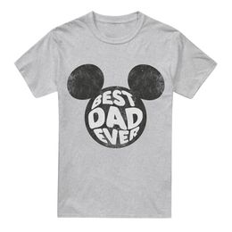 Disney - "Best Dad Ever" T-Shirt f&uuml;r Herren (Sport Heide)