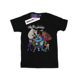 Disney - "Onward Character Collage" T-Shirt f&uuml;r Herren (Schwarz)