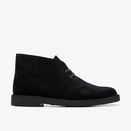 Clarks Shepton Black Sde Stiefel