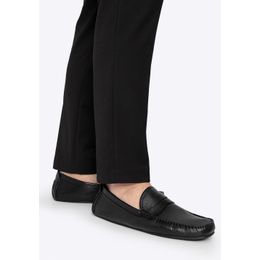 Wittchen Herren-Slipper aus schwarzem Naturleder
