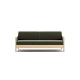 Schlafsofa HESTB&AElig;K "Hestb&aelig;k 168 3-Sitzer, Bettfunktion, Breite 208cm, Komfortsitzh&ouml;he 47cm", winter moss, B:210cm H:79cm T:81cm, 100% Polyester, Sofas, Schlafsofa, Umklappbar, Querschl&auml;fer, sehr komfortabel, Stauraum