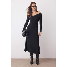 Unifarbenes, langes, elegantes A-Linien-Maxikleid f&uuml;r Damen/Abendkleid