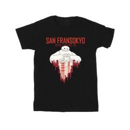 Disney - "Big Hero 6 San Fransokyo" T-Shirt f&uuml;r Herren (Schwarz)