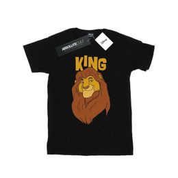 Disney - "The Lion King Mufasa King" T-Shirt f&uuml;r Herren (Schwarz)