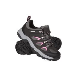 Mountain Warehouse - Damen Wanderschuhe "Adventurer", Wasserfest (Schwarz/Holzkohle)