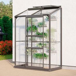 Anlehngew&auml;chshaus Vitavia "Styx 900", grau (anthrazit), B:131cm T:65cm, Gew&auml;chsh&auml;user