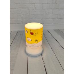 Niermann LED Tischleuchte "Akku-Tischleuchte Sunny, Kinderlampe", bunt (wei&szlig;,multico), 1, &Oslash; 13cm H: 20,5cm, 1 Stk., Leuchten, Treuer Begleiter auf Reisen, Kinderzimmer, LED Tischleuchte