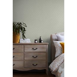 Vliestapete next "DECO Geometrisch MINI NEUTRAL Vliestapete 10mx52cm", beige, B:0,52m H:0m L:10m, Vlies, Tapeten