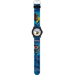 Quarzuhr Scout "Crystal, 280305038", bunt, Armbanduhren, Kinder, Quarzuhr, Armbanduhr, Kinderuhr, Lernuhr, Geschenkidee, Schulanfang, Weltall