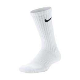 Funktionssocken Nike "Y NK EVRYDAY CUSH CREW 3PR-108", M&auml;dchen, Gr. S (34/37), wei&szlig;, schwarz, Obermaterial: 73% Baumwolle, 23% Nylon, 3% Elasthan, 1% Polyester, Socken, Junior-Socken