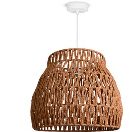 Paco Home Pendelleuchte "HUGO PD1", wei&szlig;, 1, &Oslash; 35cm H: 30cm, Leuchten, Pendelleuchte
