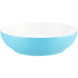 Sch&uuml;ssel Seltmann Weiden "Liberty Pure Colors", lagoon blau, H:6,8cm &Oslash;:25,4cm, Porzellan, Sch&uuml;sseln, Sch&uuml;ssel, Schale, Bowl