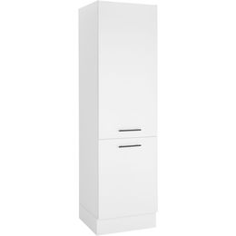 K&uuml;hlumbauschrank BASIC BY BALCULINA "Tirol B/H/T 60x212x57 cm", wei&szlig;, B:60cm H:212cm T:57cm, Holzwerkstoff, Schr&auml;nke, Breite 60cm, h&ouml;henverstellbare Kunststofff&uuml;&szlig;e