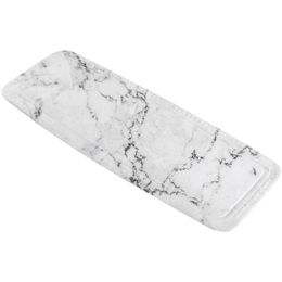 Wanneneinlage Kleine Wolke "Marble", schwarz (wei&szlig;, grau, schwarz), B:36cm L:92cm, PVC Schaum, Wanneneinlagen, Wanneneinlage