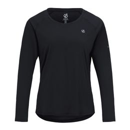 Dare 2b - "Serenity" T-Shirt f&uuml;r Damen, Lang&auml;rmlig (Schwarz)