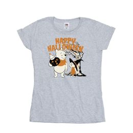 Disney - "Happy Halloween" T-Shirt f&uuml;r Damen (Grau)