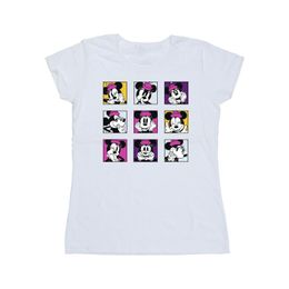Disney - "Minnie Mouse Squares" T-Shirt f&uuml;r Damen (Wei&szlig;)