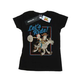 Disney - "Toy Story 4 Let's Ride" T-Shirt f&uuml;r Damen (Schwarz)