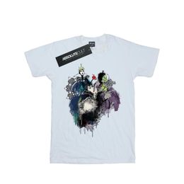 Disney - "Villains Sketch" T-Shirt f&uuml;r Damen (Wei&szlig;)