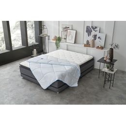 Kunstfaserbettdecke Yatas Bedding "Majest&auml;t Dacron Climarelle Cool, Bettdecke 135x200 & weitere Gr&ouml;&szlig;en", blau, B:155cm L:220cm, Bezug: 100% Baumwolle. F&uuml;llung: 100% Polyester, Bettdecken, Sommer, Herbst, allergiker geeignet (Hausstauballergiker)