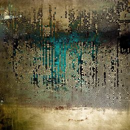 Acrylglasbild queence "Abstrakte Kunst mit Gold", gold (farbe bild(er): goldfarben), B:80cm H:80cm T:2,4cm, Bilder, Acrylglasbild, Goldveredelung, Handgearbeitet, Gerahmt, Edel