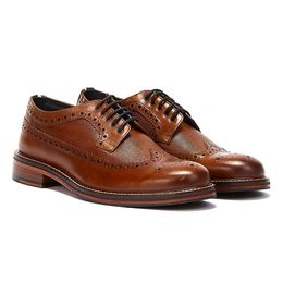 Ben Sherman Archie Brogue Herren Tan Schuhe
